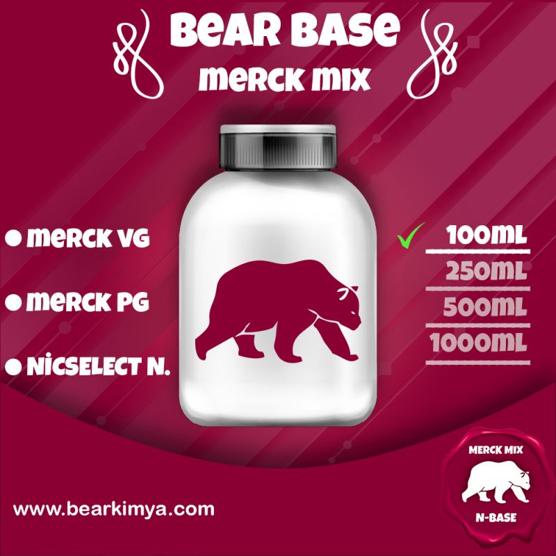 Merck mix 100 ml, 399.09TL den başlayan fiyatlar ile Bear Kimya da